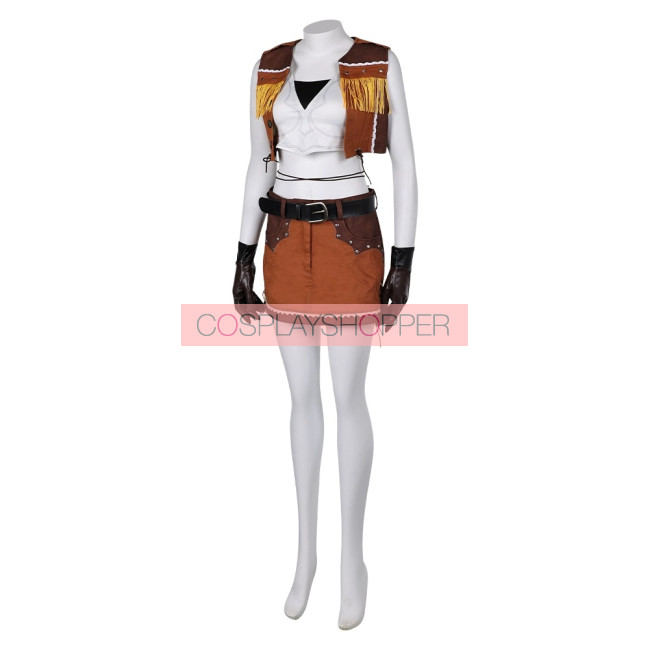 Final Fantasy VII Remake Kyrie Canaan Tifa Lockhart Cowboy Suit Cosplay ...