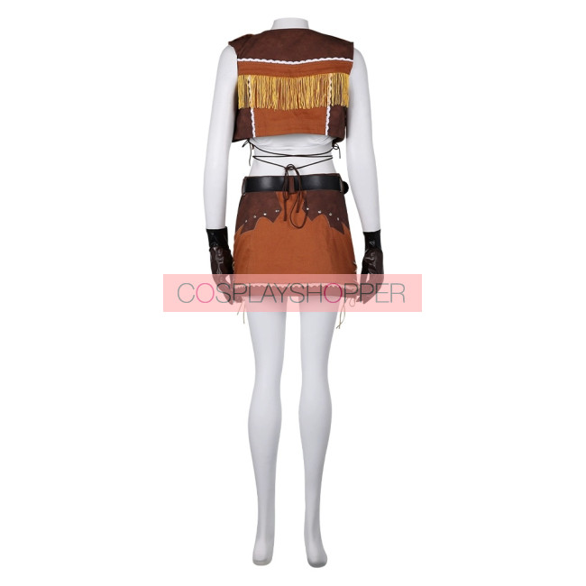 Final Fantasy VII Remake Kyrie Canaan Tifa Lockhart Cowboy Suit Cosplay ...