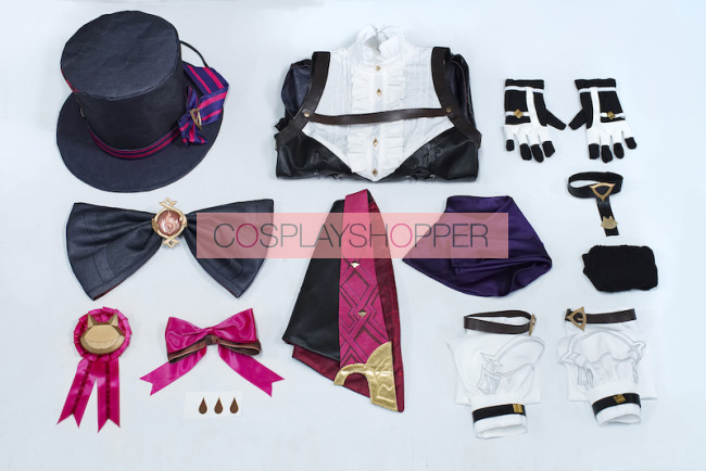 Genshin Impact Lyney Cosplay Costume for Sale