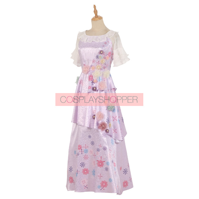 Disney Encanto Encanto Isabela Madrigal Cosplay Costume for Sale