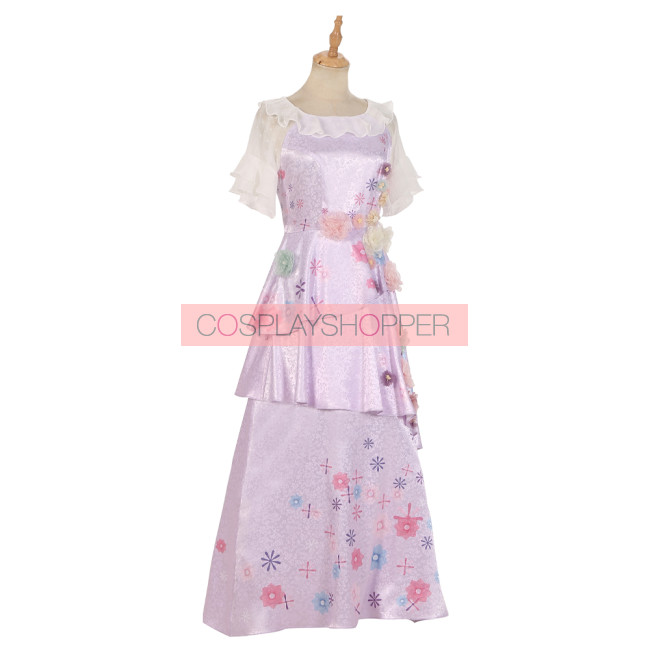 Disney Encanto Encanto Isabela Madrigal Cosplay Costume for Sale